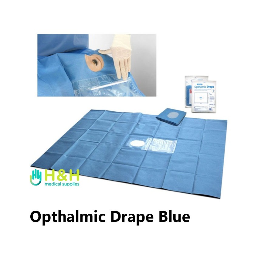 Jual Opthalmic Drape / Drape mata / Kain Operasi / Duk Bolong / Duk ...