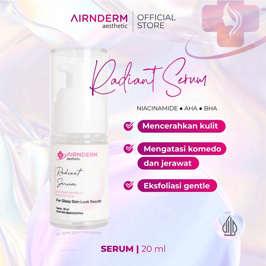 Jual Produk Airnderm Aesthetic Radiant Serum (by AIRIN BEAUTY) | Shopee ...