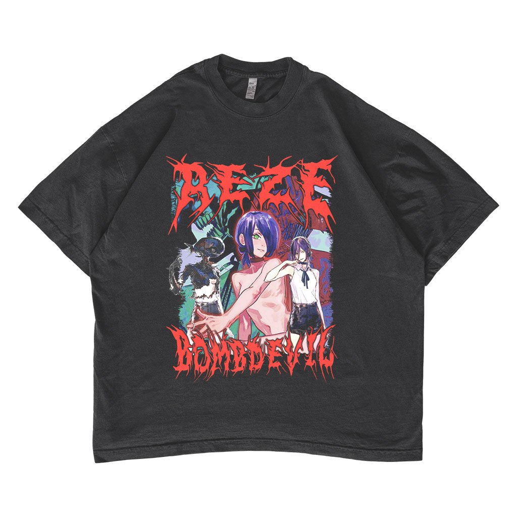 Jual Chainsaw Man Reze - Baju Anime - T-shirt Oversize | Shopee Indonesia
