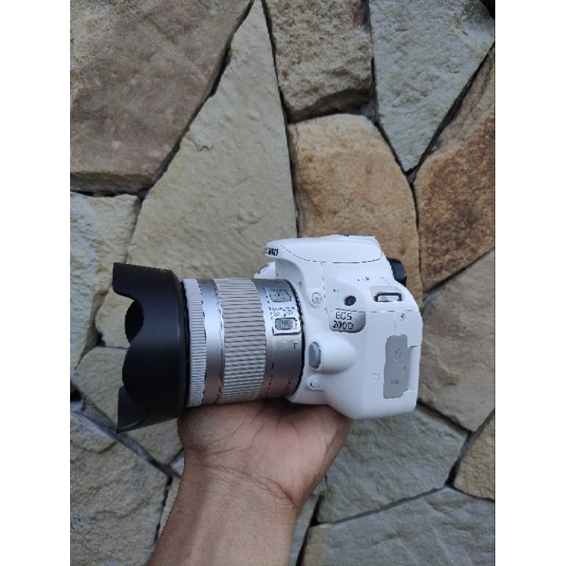 Jual Canon Eos 200d kit Box Lengkap | Shopee Indonesia