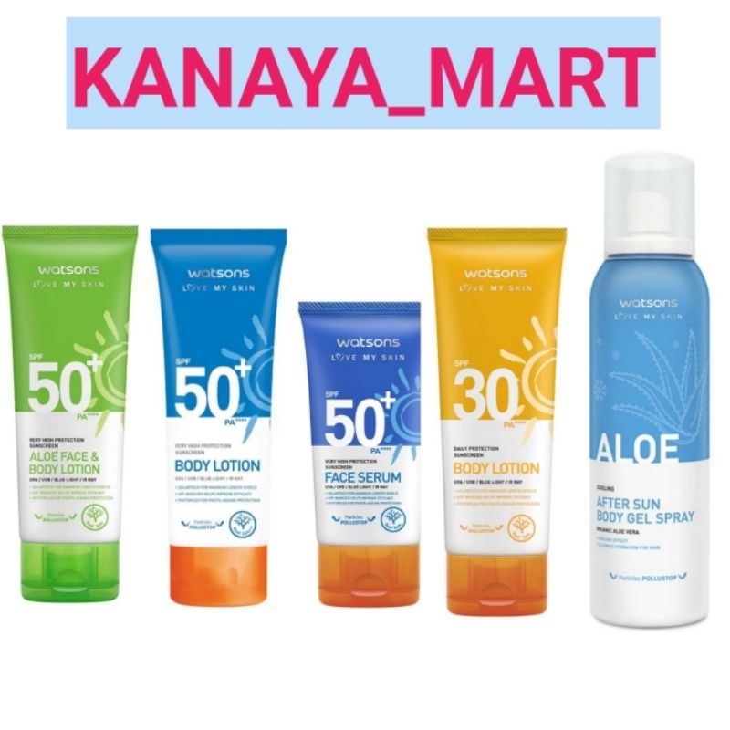Jual WATSONS Sunscreen Dewasa & Anak" Very High Water Resistance SPF 30 ...