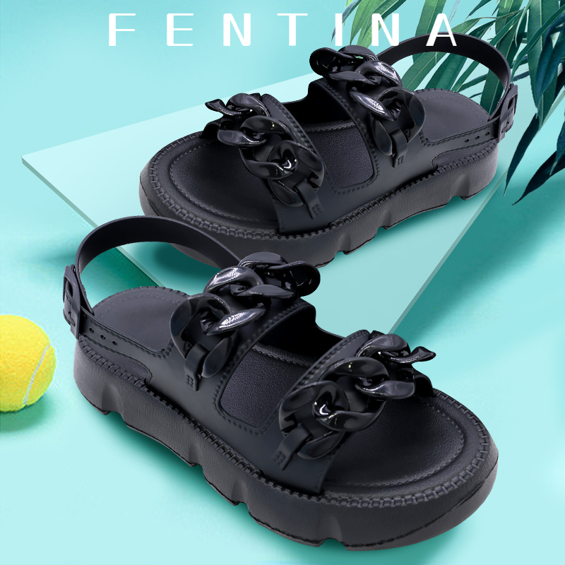 Jual FENTINA Sandal Fuji Wanita Korea Premium Sandal Platform Wanita ...