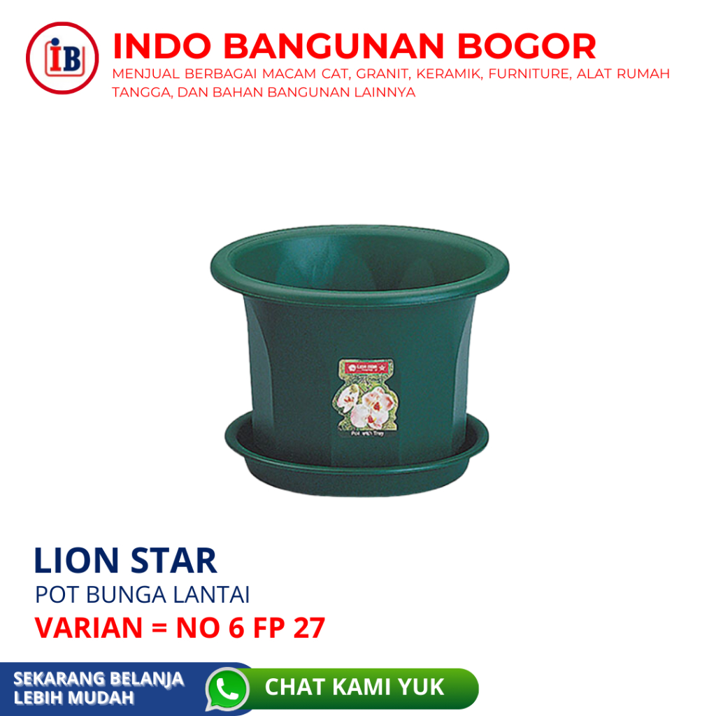 Jual LION STAR POT BUNGA LANTAI PLASTIK FP 27 | Shopee Indonesia
