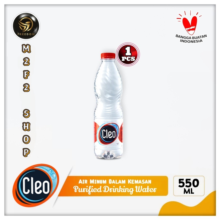 Jual Air Mineral Cleo Botol Tanggung Plastik Pet - 550 ml (Kemasan Satuan) | Shopee Indonesia