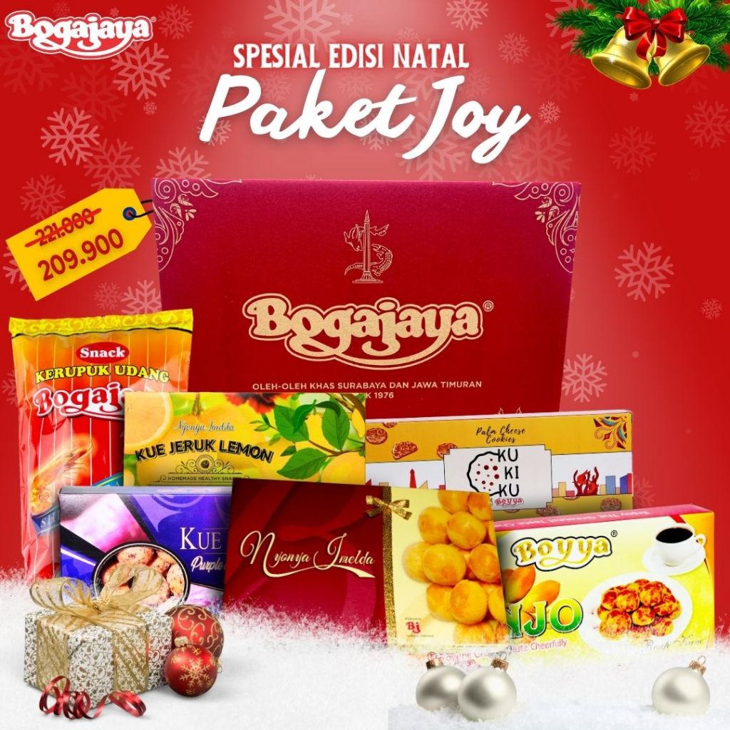 Jual PAKET NATAL OLEH OLEH SURABAYA / PAKET JOY BOGAJAYA (ISI 6 PRODUK ...
