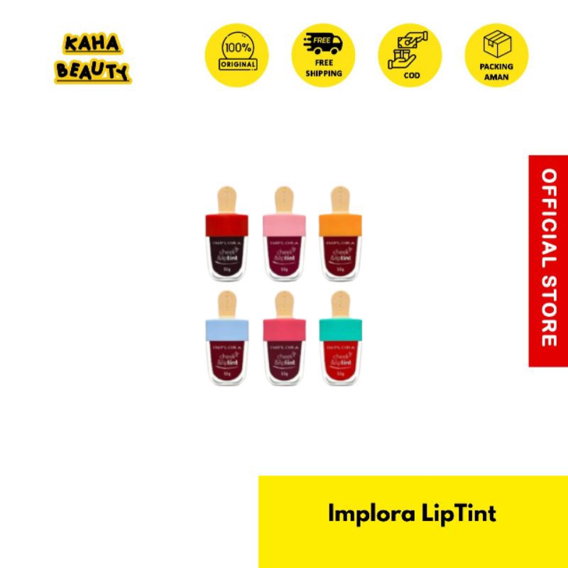 Jual [IMPLORA] LIPTINT LIP TINT VAMPIRE BLOOD CHERRY BOMB CANDY APPLE ...