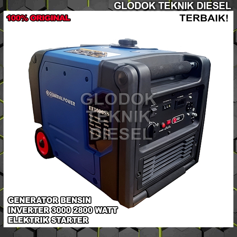 Jual Genset Generator Bensin Silent 3000 2800 Watt Inverter Elektrik ...