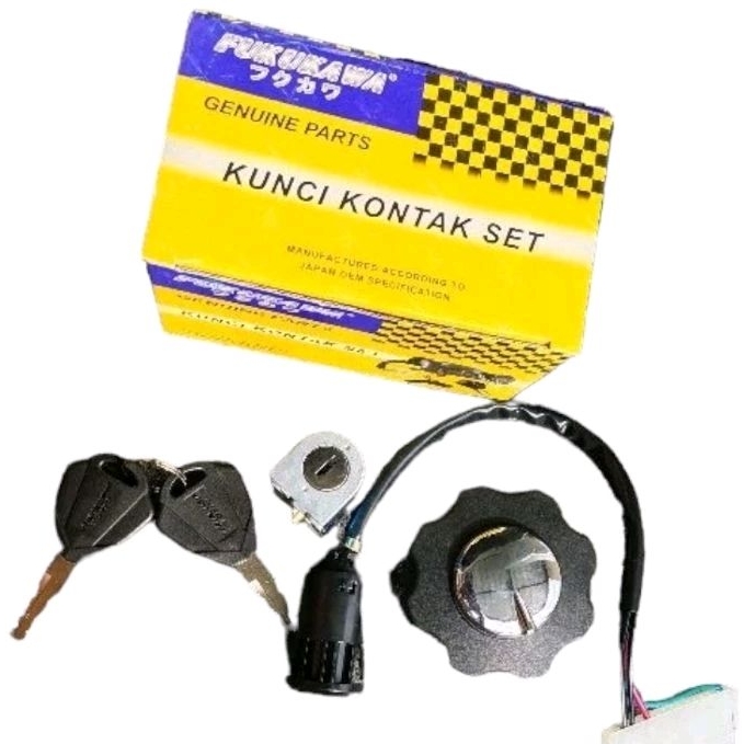 Jual COD keyset key kunci set kontak tangki stang stir honda win muda ...