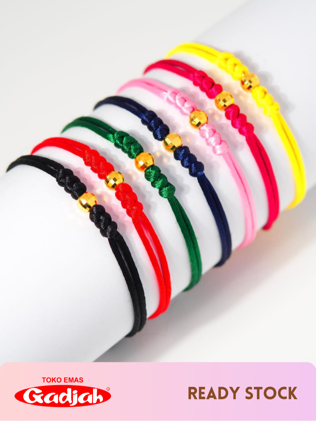 Jual Gelang Tali Emas 1 Bola Boba Gold - Toko Emas Gadjah | Shopee ...