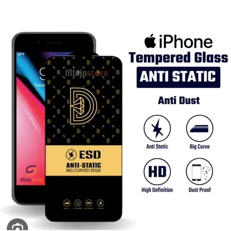 Jual Tempered Glass Anti Static for Iphone | Shopee Indonesia