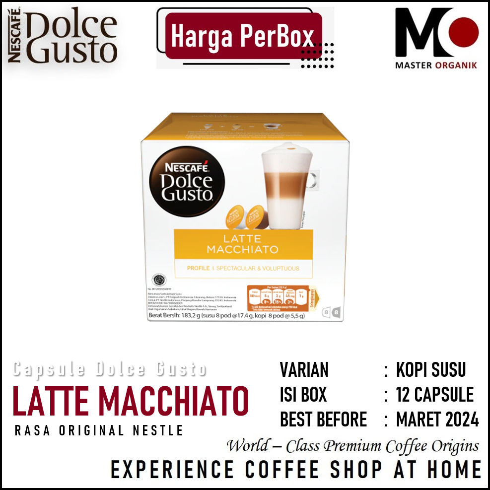 Jual CAPSULE NDG NESCAFE DOLCE GUSTO 6 RASA ORIGINAL NESTLE | PER BOX ...