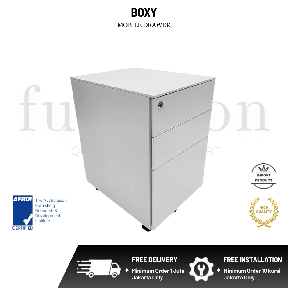 Jual Mobile Drawer Pedestal Boxy Furnicon / Lemari Besi Mobile Drawer ...