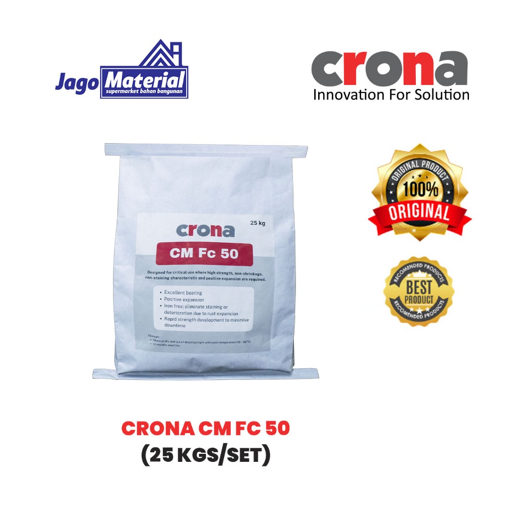 Jual Crona CM FC 50 20kg - Semen Grouting | Shopee Indonesia