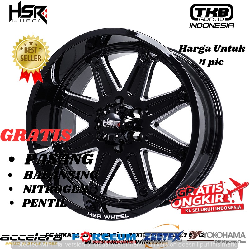 Jual Velg Original HSR Ring 20 Lubang 6 Cocok Untuk hummer Blazer ...