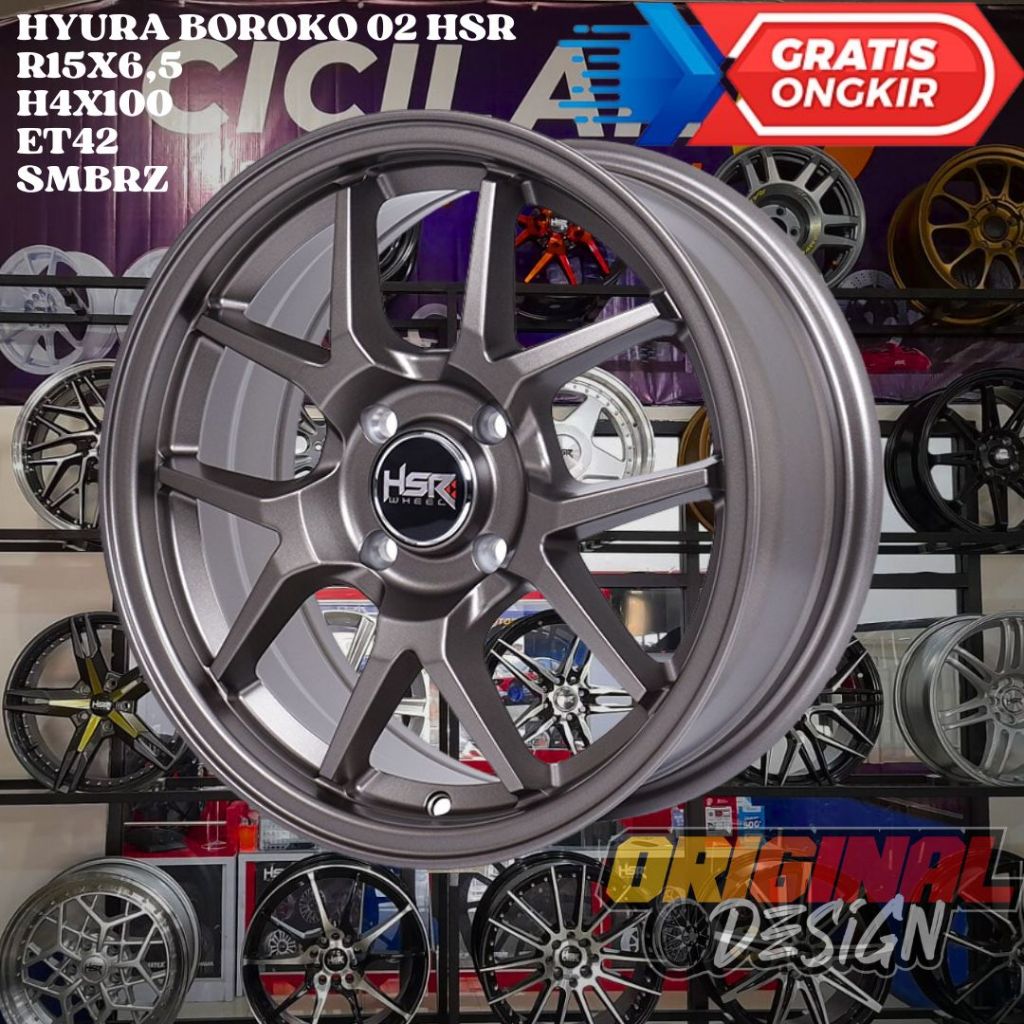 Jual Velg Mobil Datsun , Spresso , Ignis , Karimun , HSR HYURA RING 15 ...
