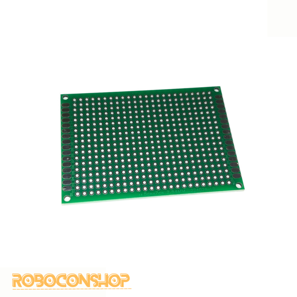 Jual PCB Lubang IC 5x7 5x7cm Double Layer Bolong Titik Matrix Fiber FR4 ...