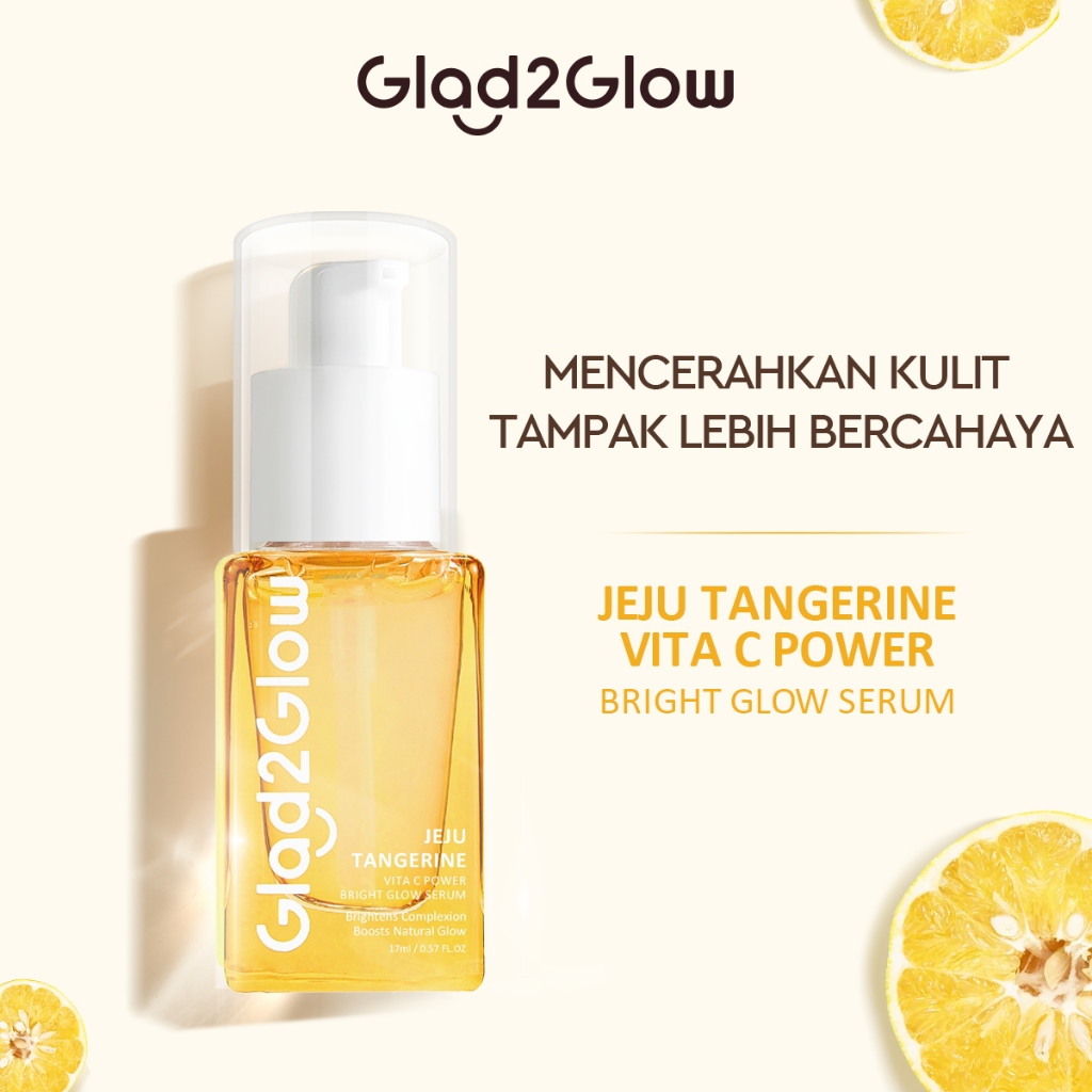 Jual Glad2glow Vitamin C Serum Jeju Tangerine Vita C Power Bright Glow
