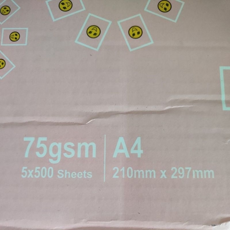 Jual Kertas hvs A4 April copier happy print A4 75 g (500 lembar) | Shopee Indonesia