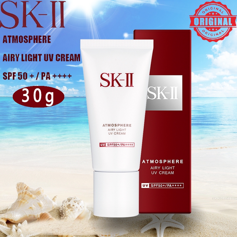 Jual SK II SK2 SKII Sunscreen/ Atmosphere Airy Light UV Cream SPF50 PA+++ Sunscreen 30g | Shopee ...