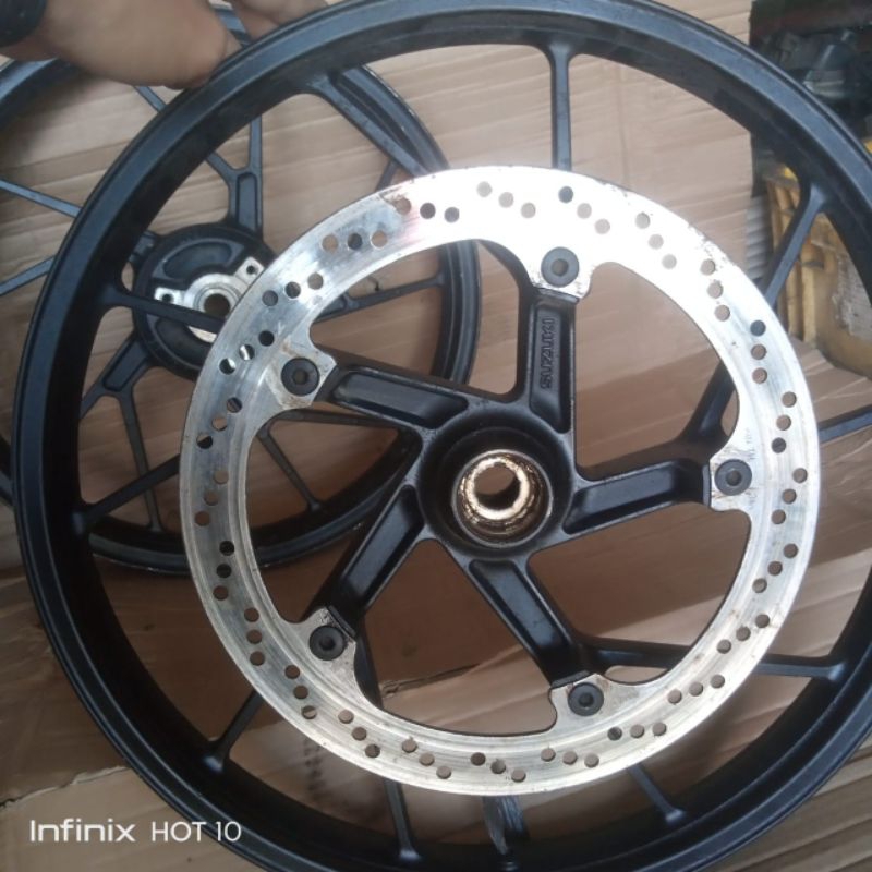 Jual velg satria fu ori copotan suzuki depan aj+piringan | Shopee Indonesia