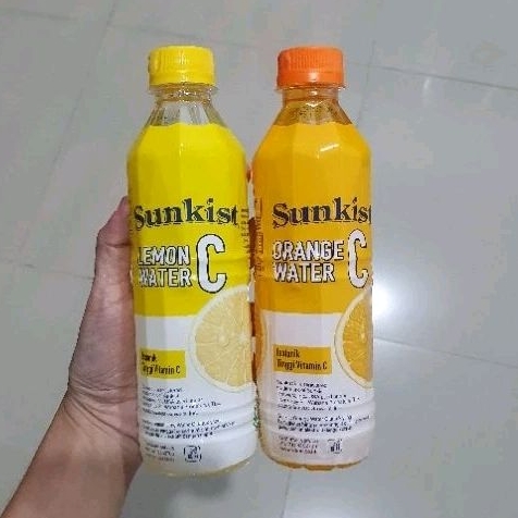 Jual Sunkist minuman isotonik vitamin C Orange water / Lemon water per ...