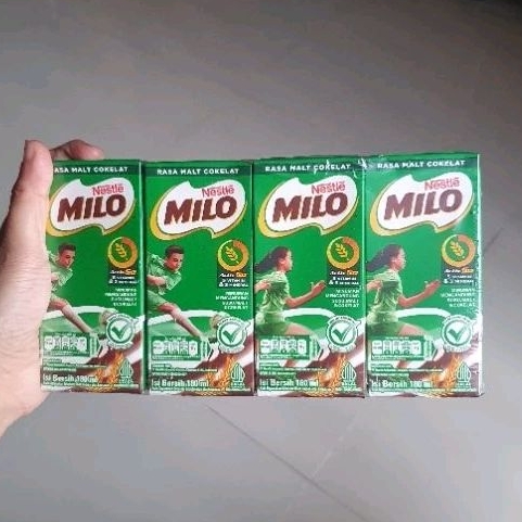 Jual Milo nestle kotak UHT susu coklat milo 180ml ( 4 kotak / pack ) | Shopee Indonesia