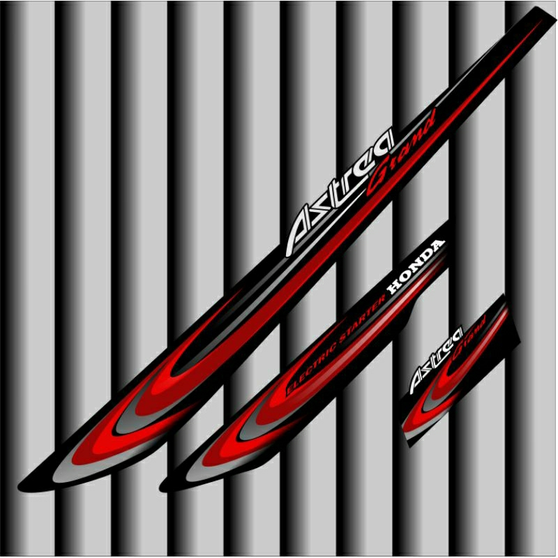 Jual striping astrea grand custom | Shopee Indonesia