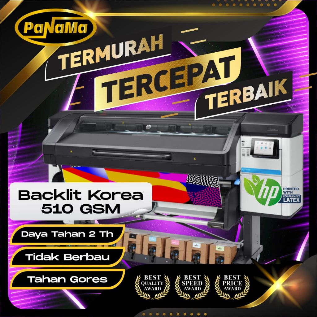 Jual Print Backlit Korea 510gsm - HP LATEX - Cetak Backlite Korea ...