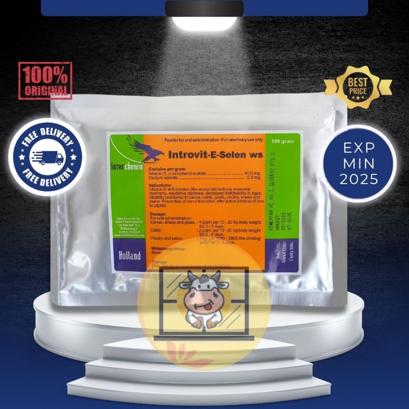 Jual INTROVIT E SELEN WS 100g Vitamin Meningkatkan Fertilitas dan ...
