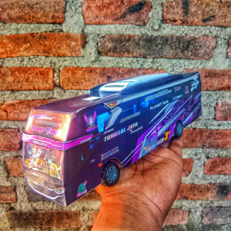 Jual Miniatur bus DEEP PURPLE TUNGGAL JAYA 1/50 | Shopee Indonesia