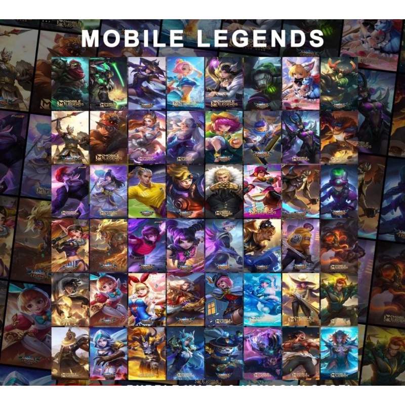 Jual PROMO 48 PCS Poster mobile legend aesthetic || poster dinding ...