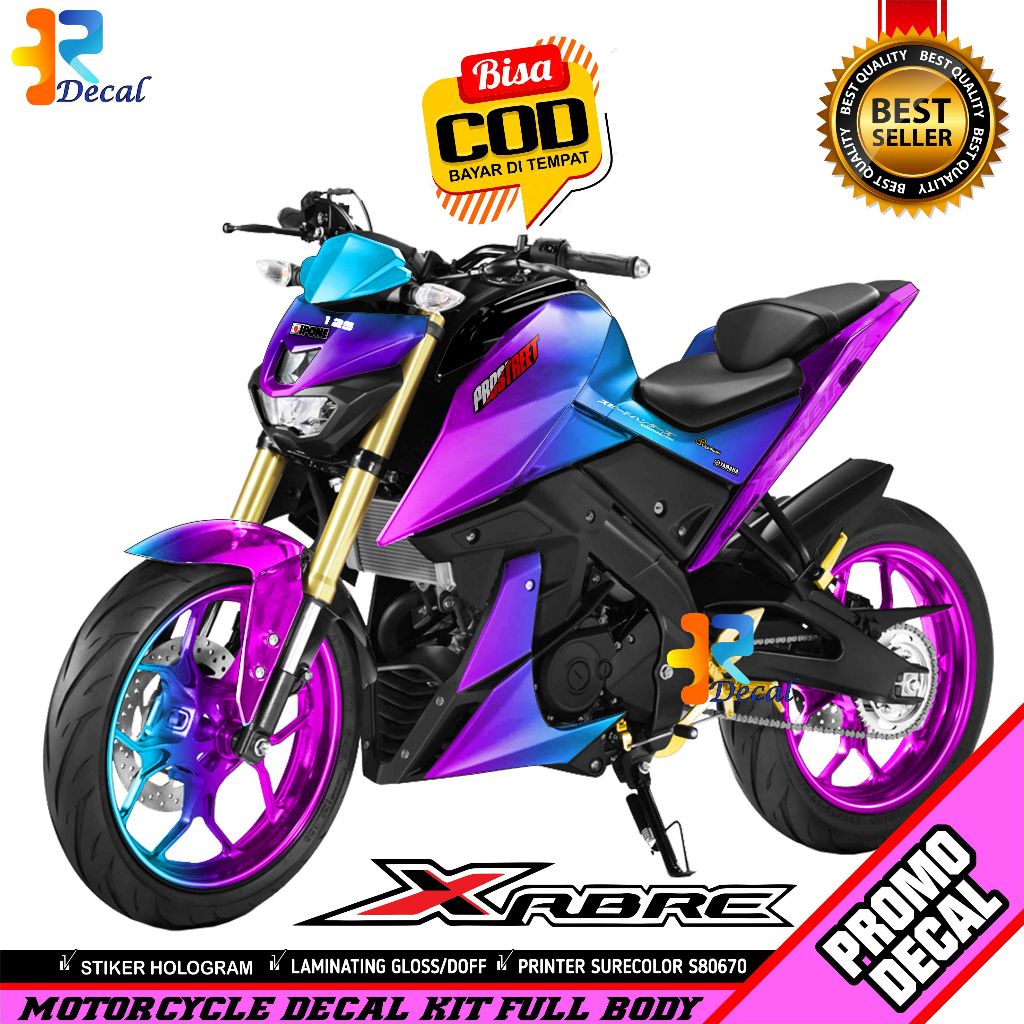 Jual Decal Motor Xabre Desain Bunglon Stiker Decal Full Body | Shopee ...