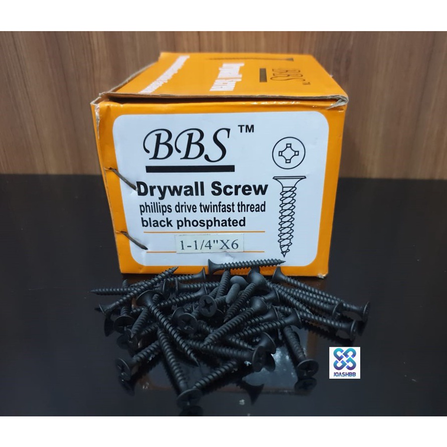 Jual KWCZ0040 DISKON!!!!!!! Sekrup Gypsum Baja / Baut Skrup Kayu Drywall Screw 900gr 1 kotak ...