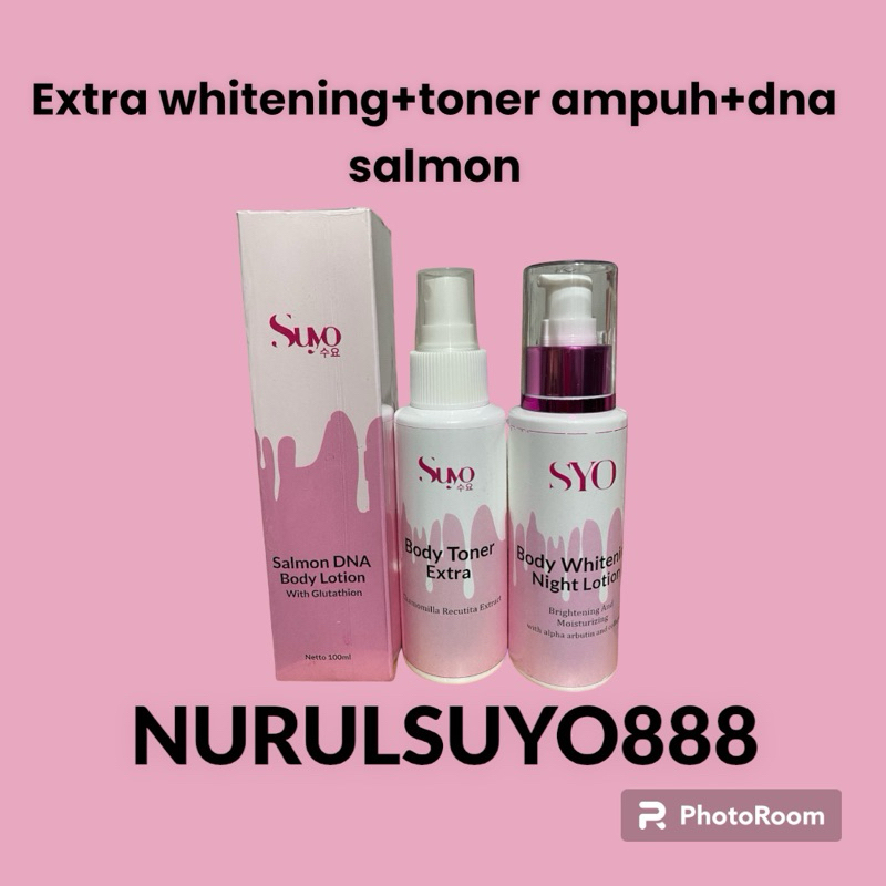 Jual Suyo Extra Whitening lengkap isi 3 | Shopee Indonesia
