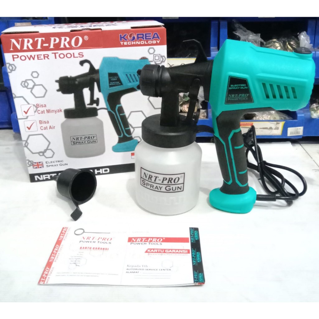 Jual NRT PRO SE800 HD SPRAY GUN ELECTRIK ALAT SEMPROT CAT MINYAK CAT ...