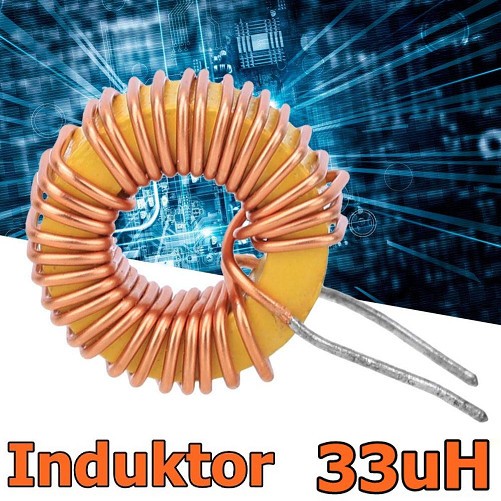Jual Power Toroid Inductor 3A 33uH Low DCR Wire Copper Coil PCB XL4015 ...