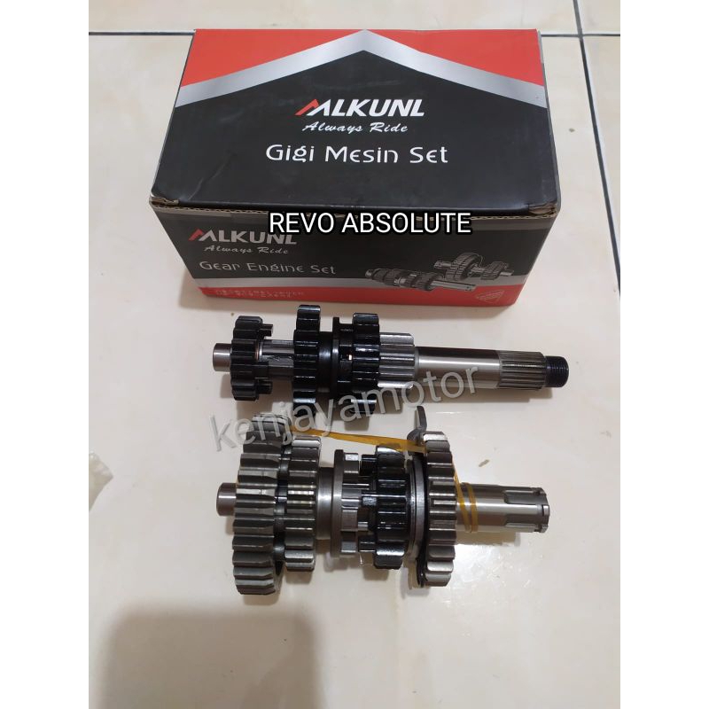 Jual GEAR GIR GIGI SUSUN RASIO MESIN KOMPLIT REVO ABS revo absolute ...