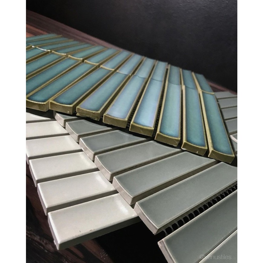 Jual Mosaic Venus Type Concave Sage Matte - Venus Tiles | Shopee Indonesia