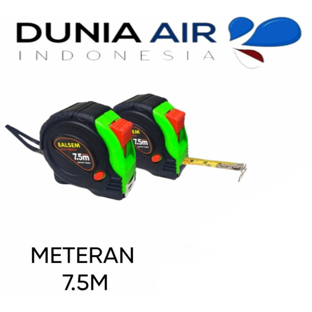 Jual Meteran 7.5M Tukang Bangunan Roll 7.5 Meter 7.5 M Measuring Tape ...