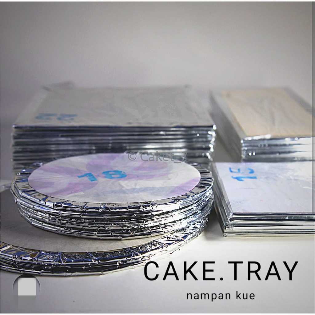 Jual harga 1.lusin ukuran 26 alas kue / tatakan kue ulang tahun atau ...