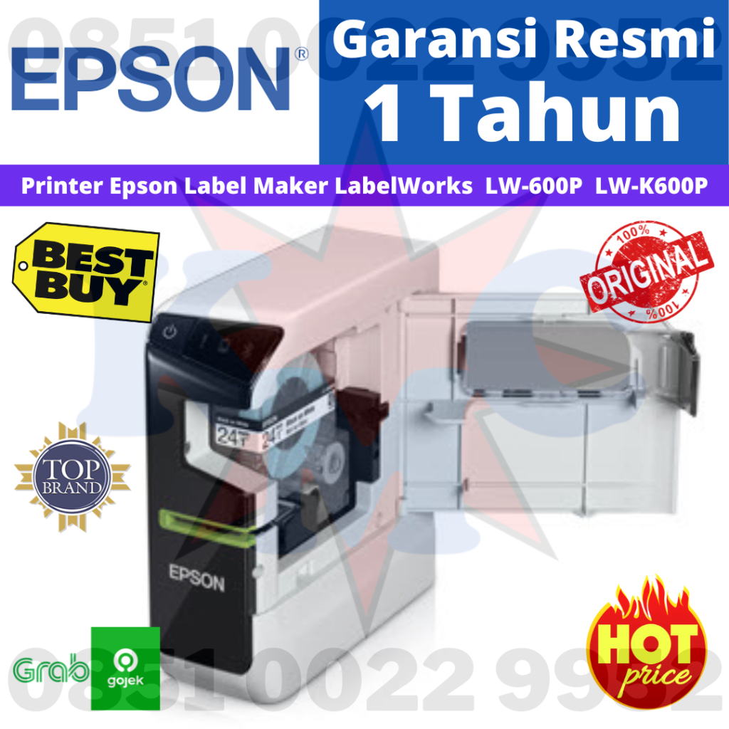 Jual Epson Label Works LW 600P LW-600P Bluetooth PC Connectable Label ...
