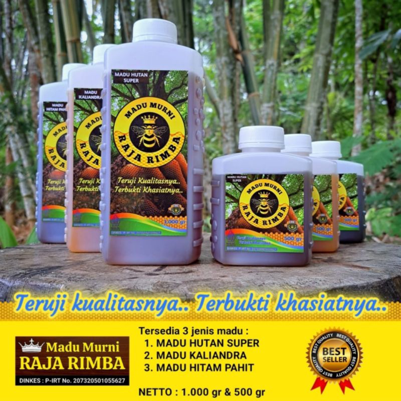 Jual Madu Murni RAJA RIMBA/1.000 gr & 500 gr/Teruji Kualitasnya ...