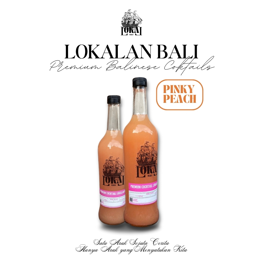 Jual [ PREMIUM PRODUCTS ] PINKY PEACH BOTOL KACA COCKTAIL ARAK BALI ...