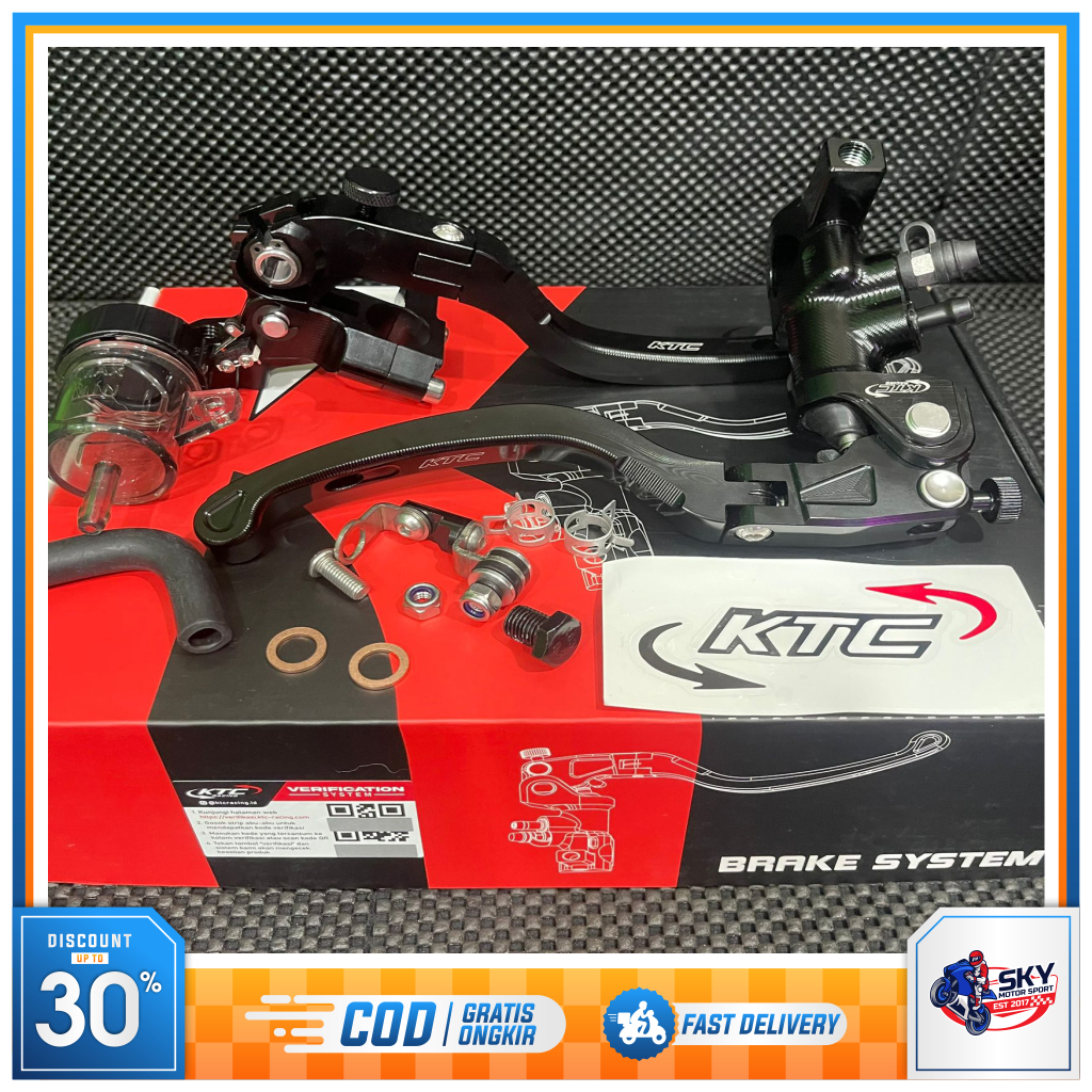 Jual Master Rem Ktc Racing Kytaco Original Plus Swit Rem Universal | Shopee Indonesia