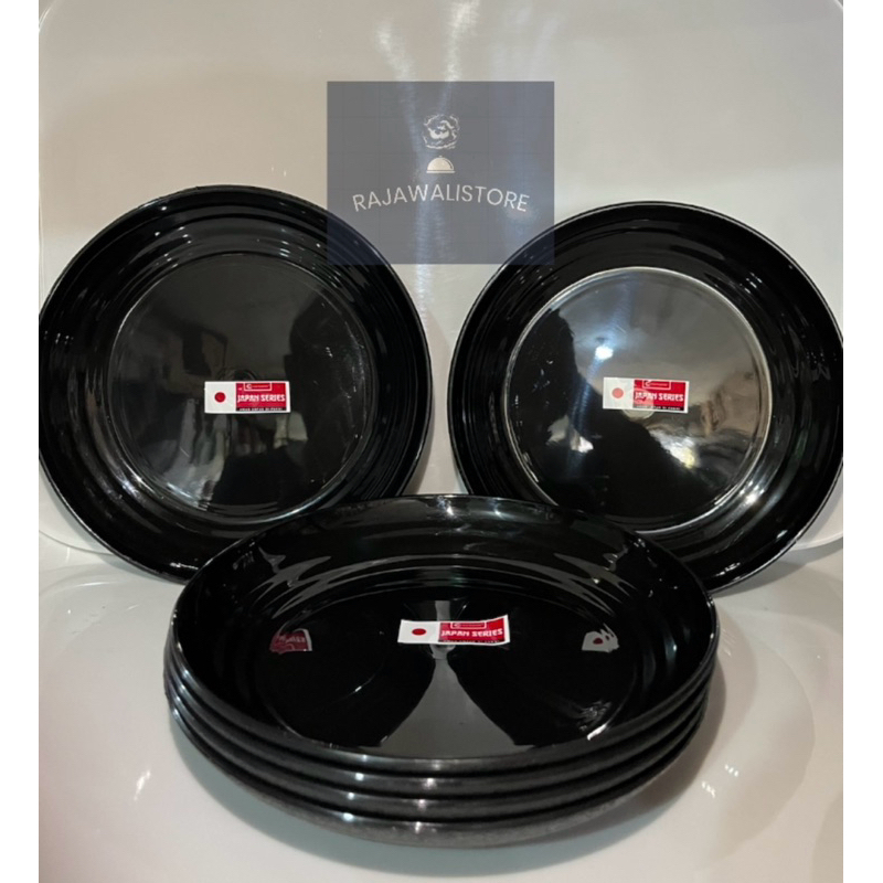 Jual Piring plastik ceper kecil piring kecil hitam piring tebal ...