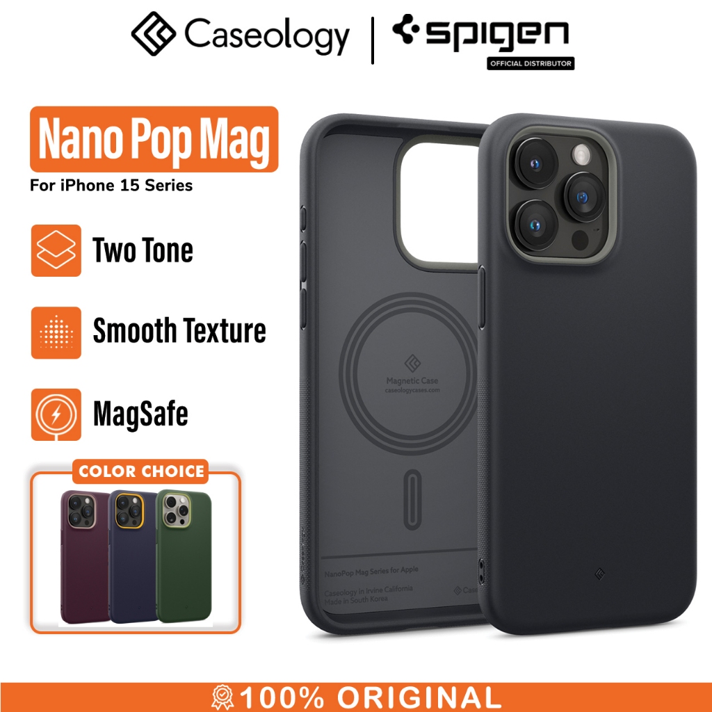 Jual Case iPhone 15 Pro Max Plus Caseology by Spigen Nano Pop MagSafe ...