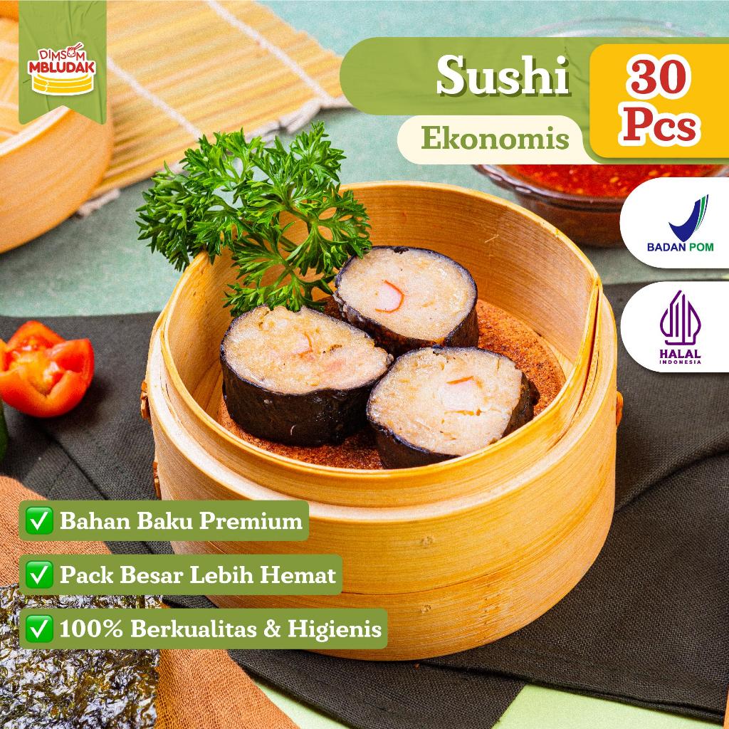 Jual Dimsum Mbludak Sushi Frozen Dimsum Ekonomis Halal 30 Pcs | Shopee ...