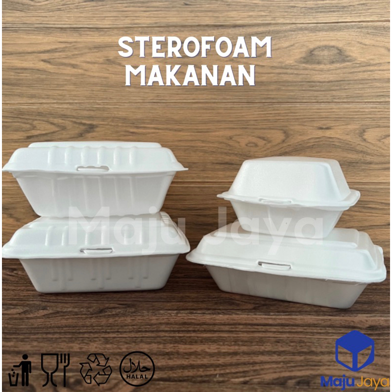 Jual Maju Jaya - GROSIR 1 BALL STEROFOAM KCS / LUX BURGER / NASI POLOS ...