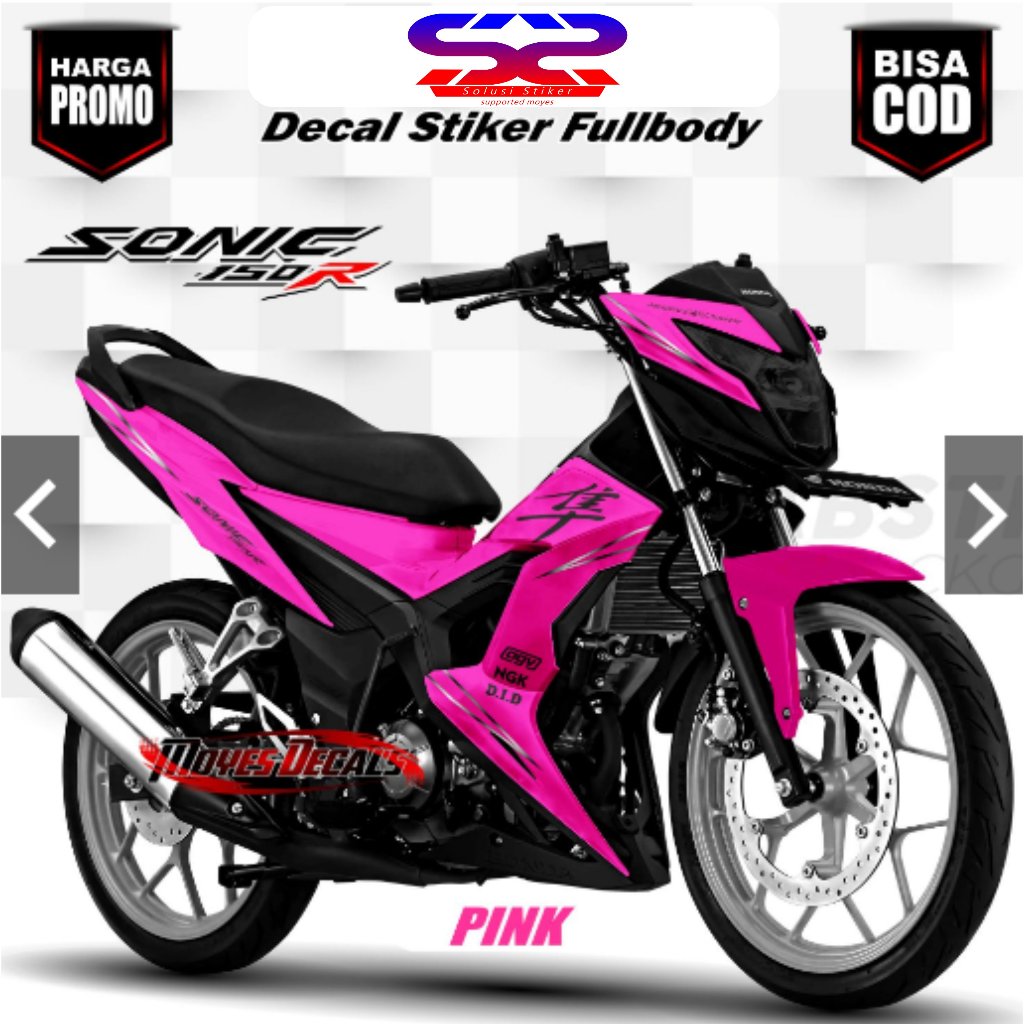 Jual TERKEREN Decal Stiker Variasi Motor SONIC 150 Fullbody Motif ...
