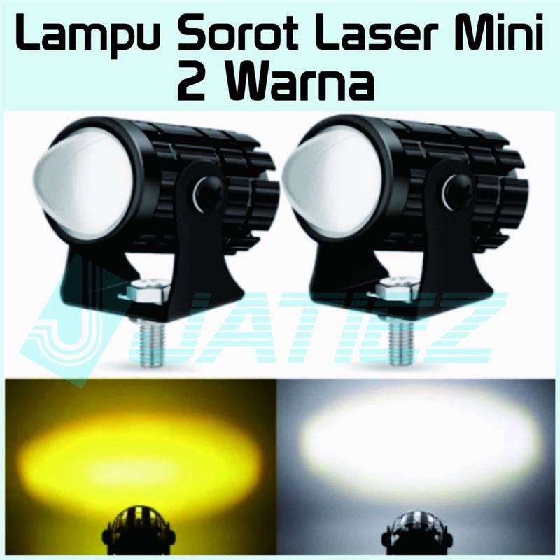 Jual Lampu Tembak Laser Led Mini 2 Warna - Lampu Tembak Sorot Foglamp ...